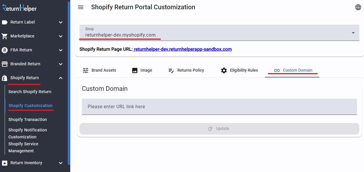 Shopify 返品ページ URL をカスタマイズする方法 – ヘルプセンター